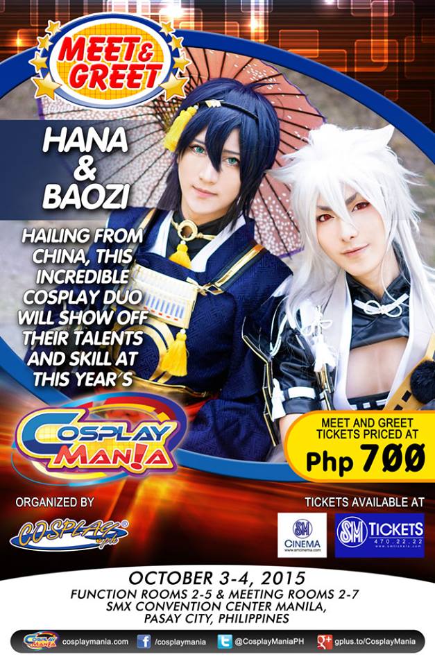 Cosplay Mania Special Guest Meet and Greets Announced! – JPOP Manila