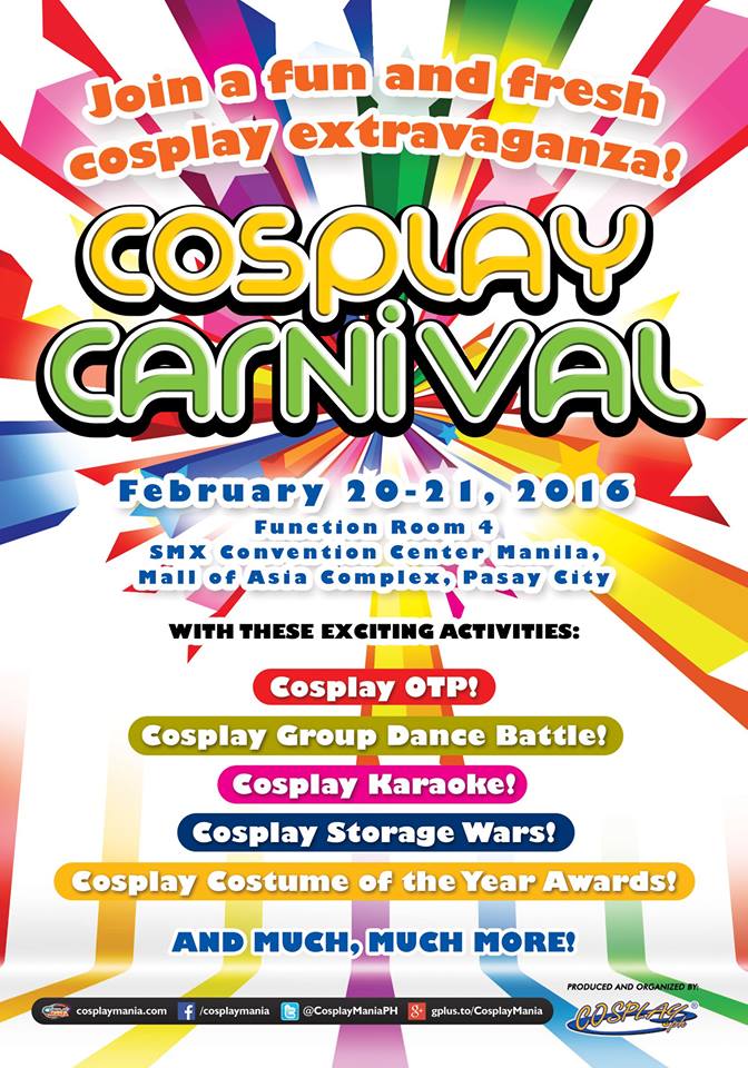 Cosplay Carnival 2016 Fan Fair – JPOP Manila
